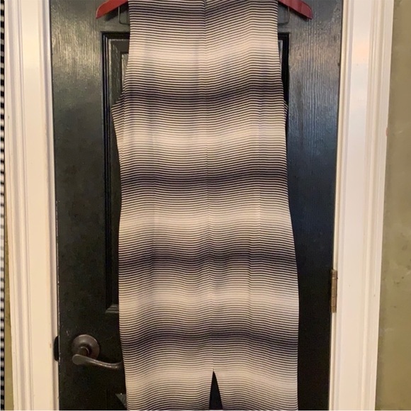 finty studio | Dresses | Finity Studio Black And White Silk Dress 2 ...